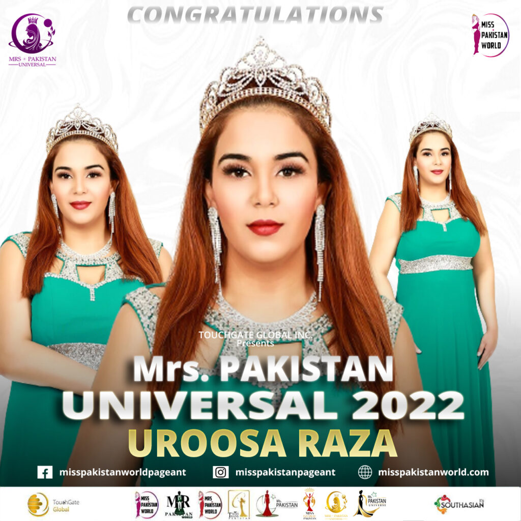 Mrs. Pakistan World 2022 is Nida Khan – MRS. PAKISTAN